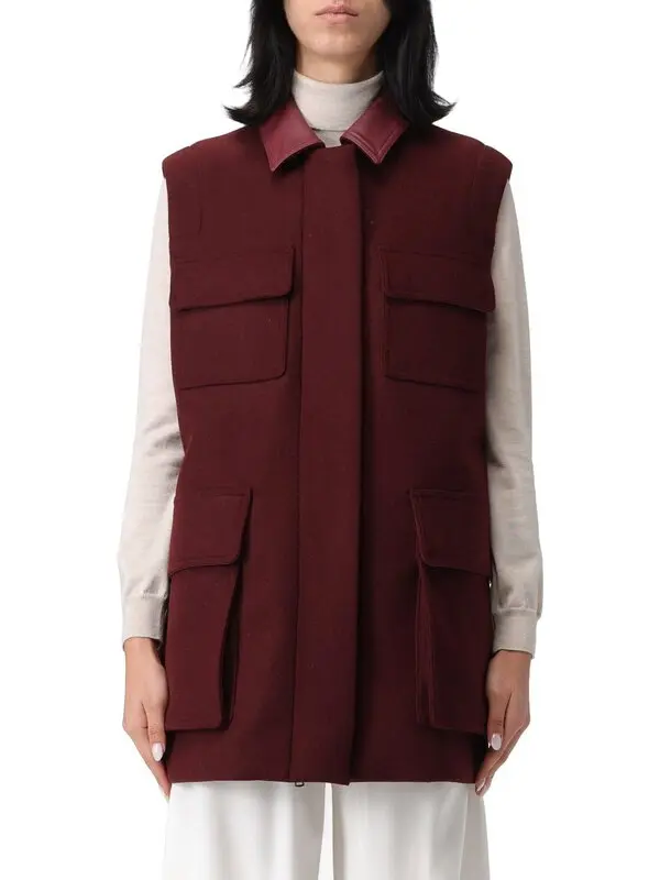 Max Mara Waistcoat - Burgundy