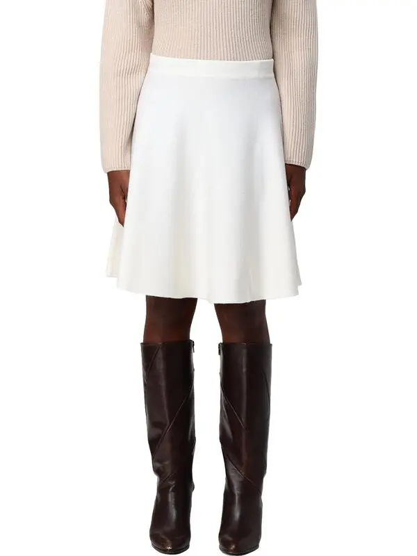 Max Mara A-line Skirt - Pearl