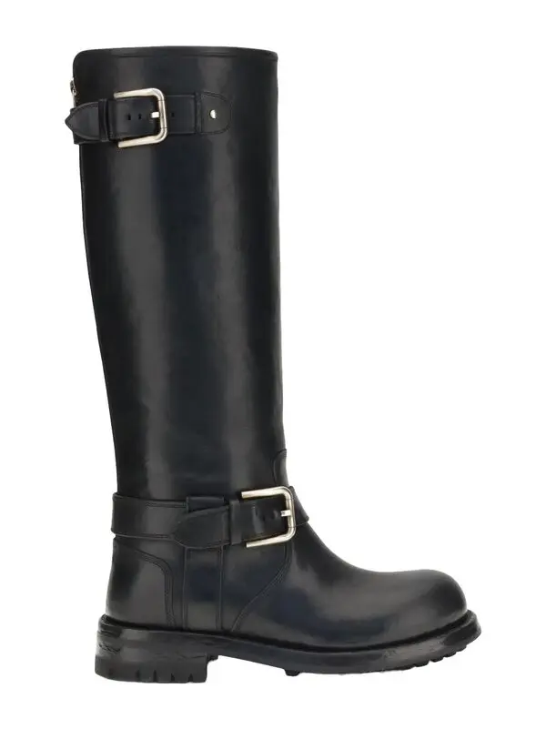 Dolce & Gabbana Knee High Boots - Black