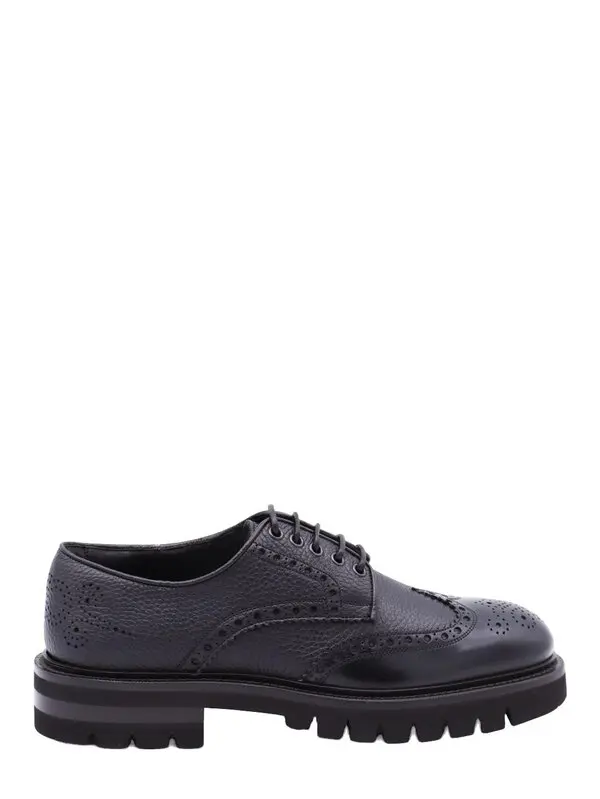 FERRAGAMO Brogue Shoes - Black