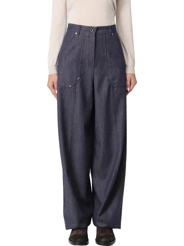 Max Mara Wide Leg Pants - Denim