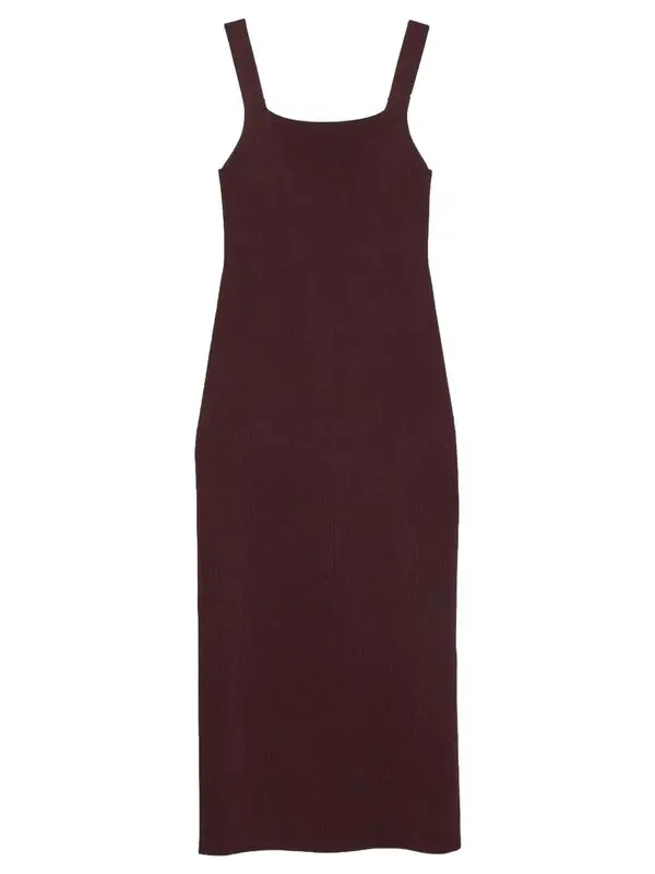 Khaite Sleeveless Maxi Dress - Burgundy