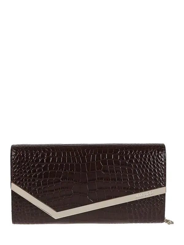 JIMMY CHOO Clutch - Brown