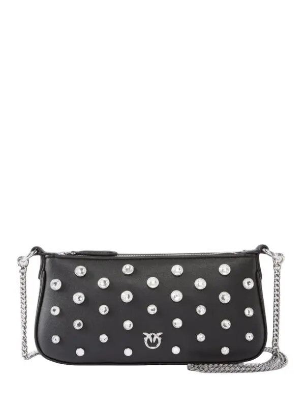 Pinko Studded Mini Bag - Black