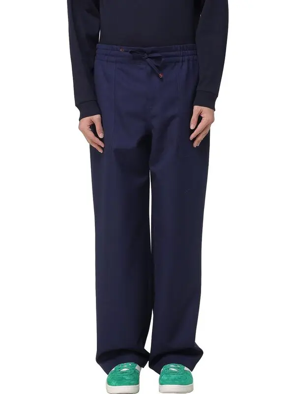 Drole De Monsieur Wide Leg Trousers - Blue