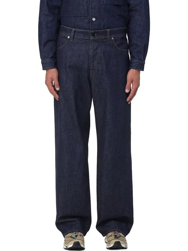Stone Island Straight Cotton Jeans - Denim