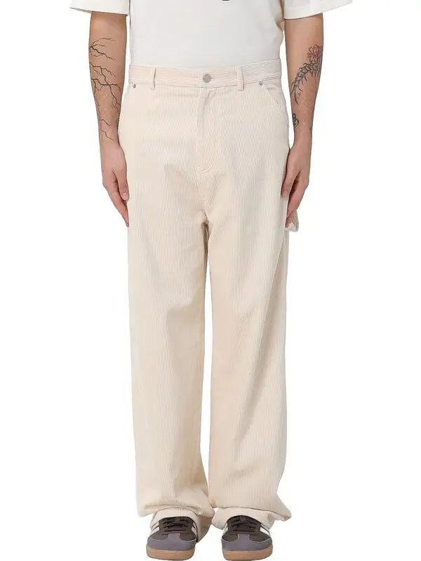 Drole De Monsieur Wide Leg Pants - Beige