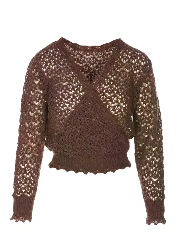 TWINSET Long-sleeves Sweater - Brown