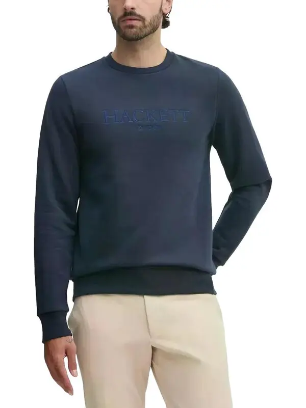 HACKETT Logo-embroidered Sweatshirt - Blue