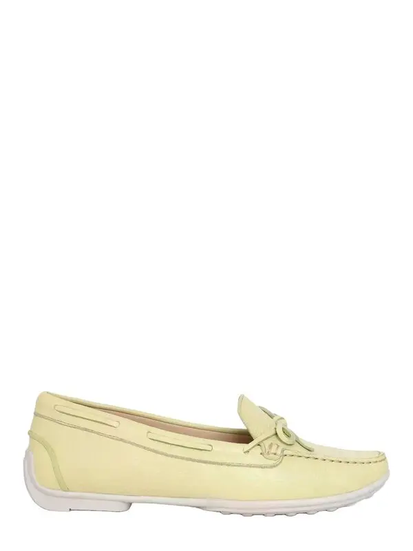 STUDIO CHOFAKIAN Michigan Bow Detail Loafers - Yellow