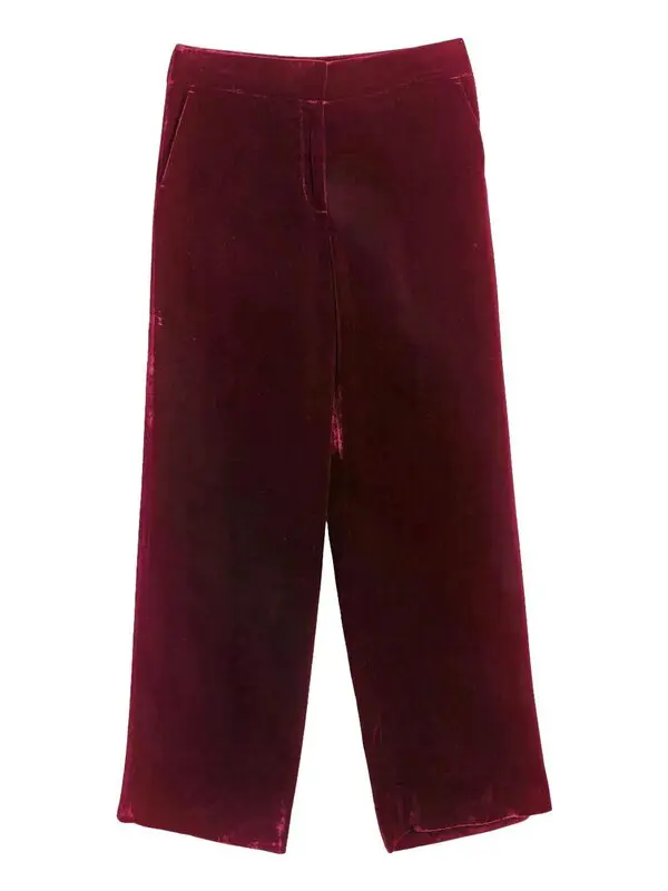 Chinti & Parker Velvet Trousers - Red