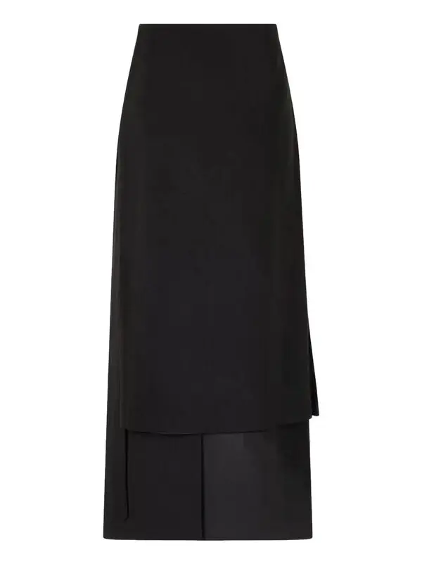 STUDIO TOMBOY Wrap Maxi Skirt - Black
