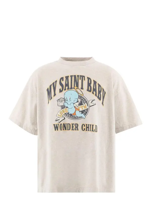 SAINT MXXXXXX Saint Baby Short-sleeve Tee - Grey