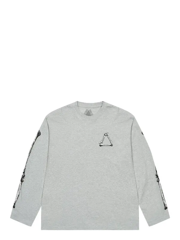 PALACE Tri-bone Long-sleeve Shirt - Grey
