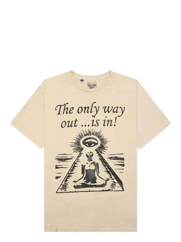 GALLERY DEPT. Only Way Out Tee - White