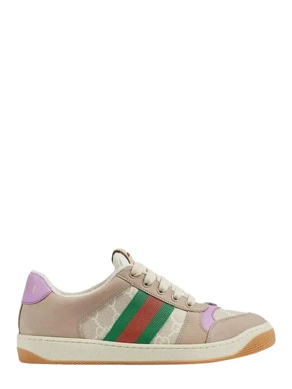 Gucci Screener Gg Supreme Sneakers - Cream