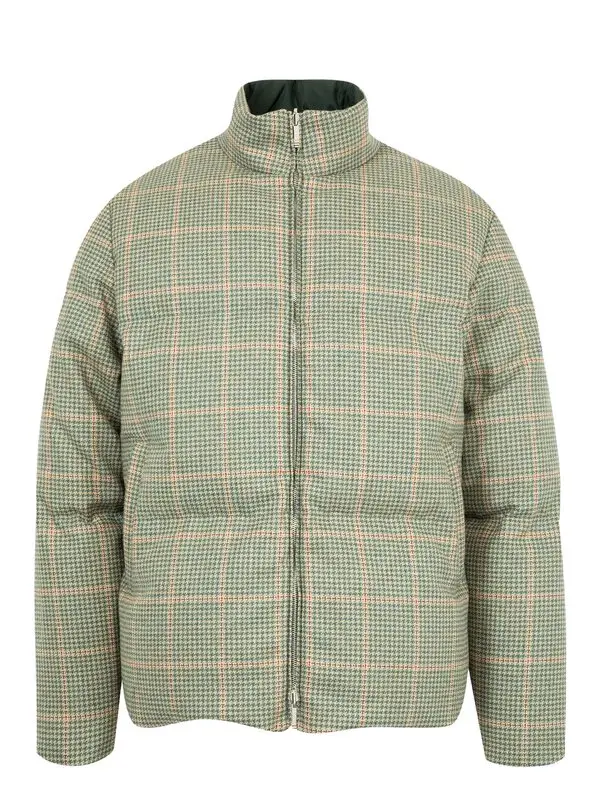 Thom Browne Reversible Funnel Neck Jacket - Green