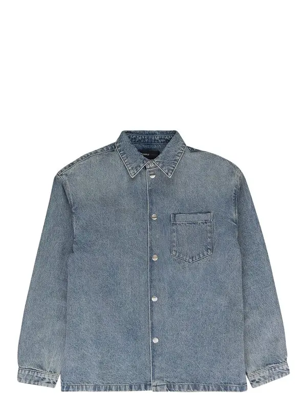 PURPLE BRAND Shirt Jacket - Blue