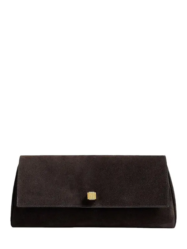 Khaite Audrey Clutch - Brown
