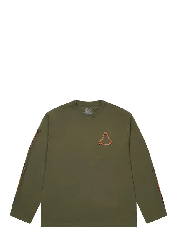 PALACE Tri-bone Long-sleeve T-shirt - Green