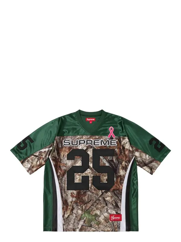 Supreme Breast Cancer Awareness Football Jersey - Green