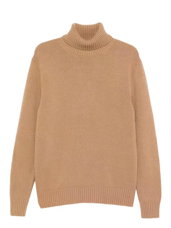 SEVEN GAUGE Roll-neck Sweater - Brown