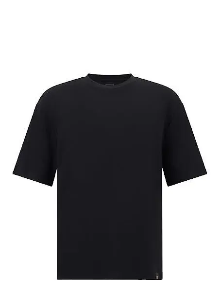Boggi Milano Crewneck Short-sleeve Cotton T-shirt - Black