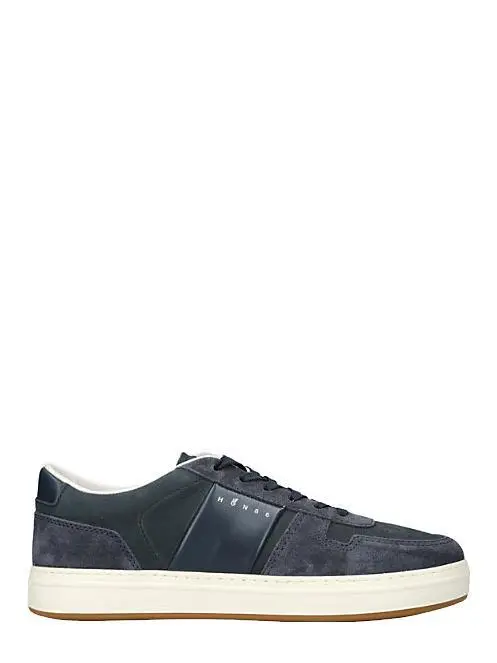 Hogan H-tv Suede Trainers - Navy