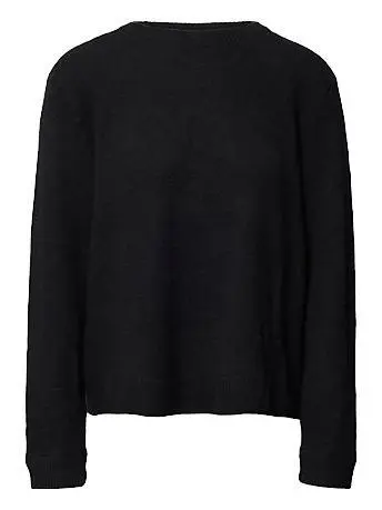 REFORMATION Boyfriend Cashmere Knit Jumper - Black