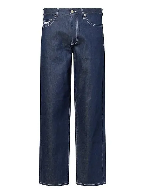 AWAKE NY Raw Straight-leg Denim Jeans - Indigo
