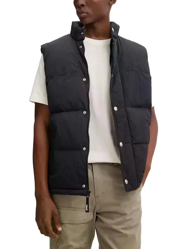 LEVI'S Buttoned Padded Gilet - Black