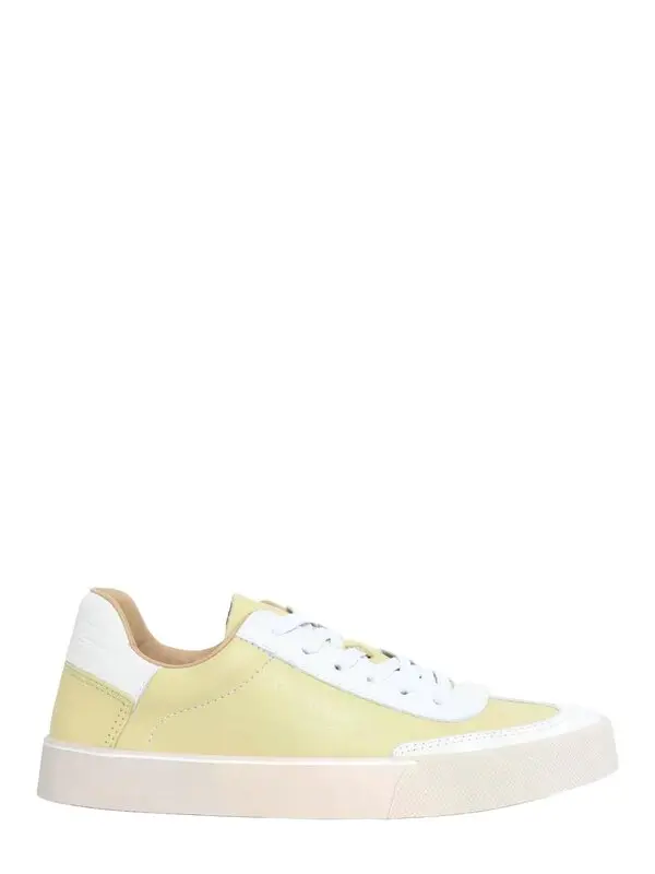 STUDIO CHOFAKIAN Leather Sneakers - Yellow