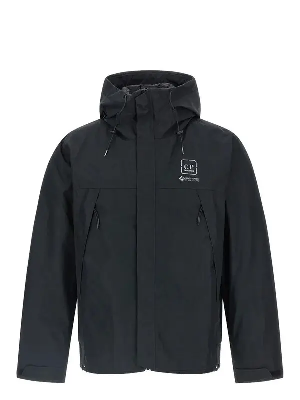 C.P. COMPANY Outerwear Medium Jacket In Goretex Windstopper - Black