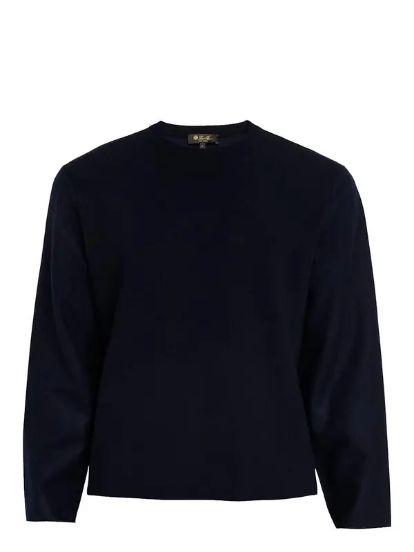 Loro Piana Breia Raw-edge Crewneck Sweater - Light