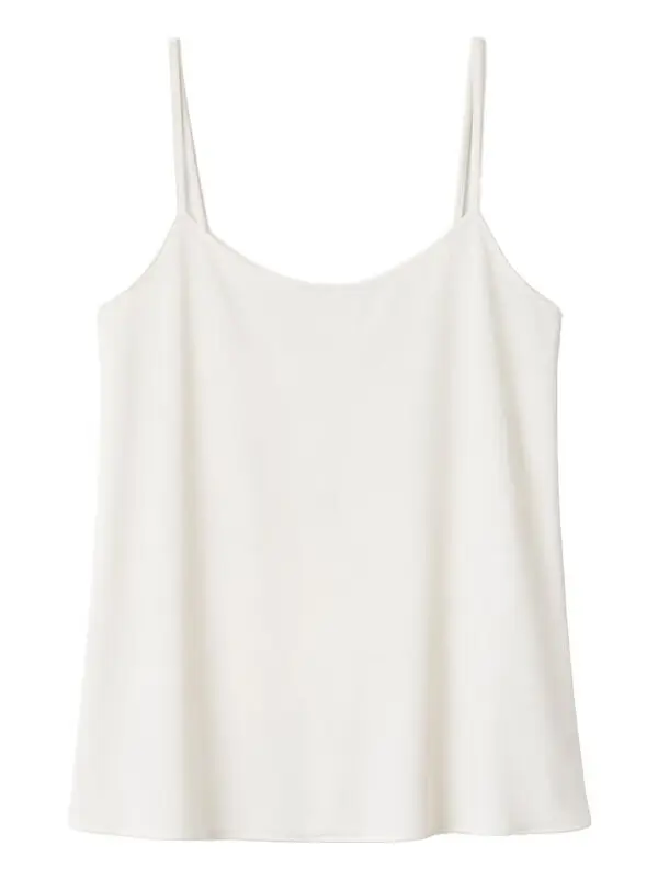 Lafayette 148 New York Satin Bias Cut Camisole - Cloud