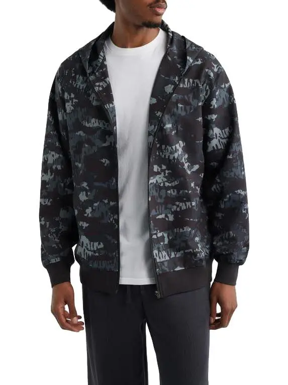 SANTO STUDIO Tempo Tech Zip Jacket - Cheetah Camo