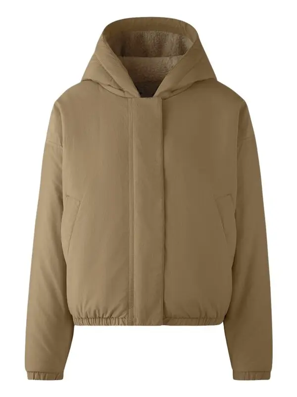 Canada Goose Alberni Reversible Fleece Bomber Jacket - Desert Sand/desert Sand