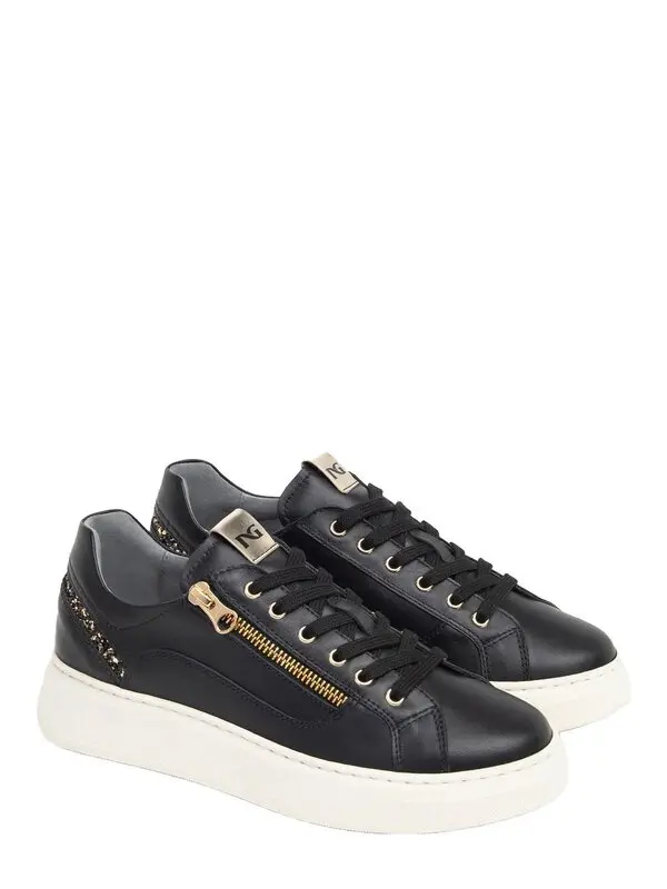 NEROGIARDINI Platform Sneaker - Black