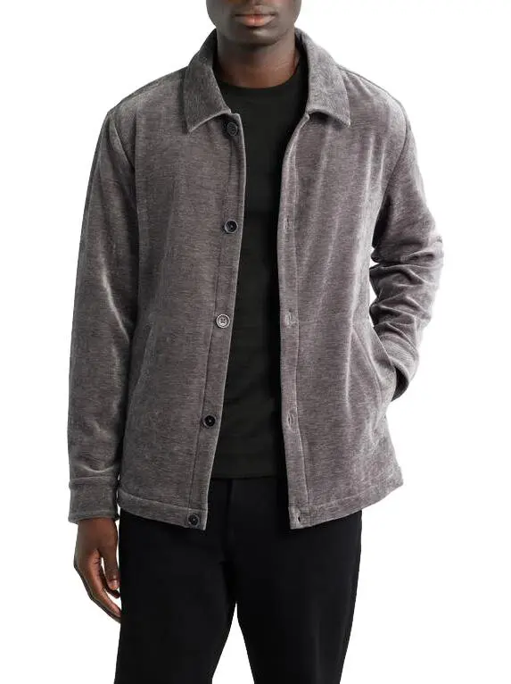 Robert Barakett Rhodes Overshirt - Grey