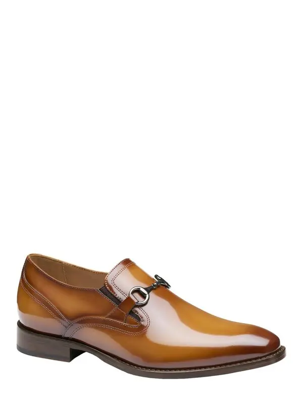 Johnston & Murphy Richland Bit Loafer - Tan Brush-off Leather