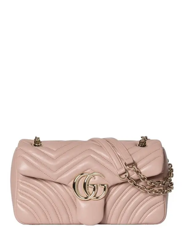 Gucci Gg Marmont Medium Shoulder Bag - Beige