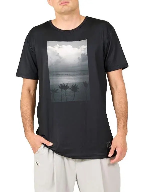 VAST Kuhio Earth Performance Graphic T-shirt - Black