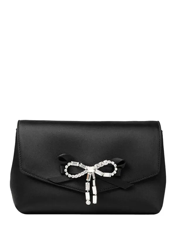 JIMMY CHOO Soft Bow Mini Bag - Black