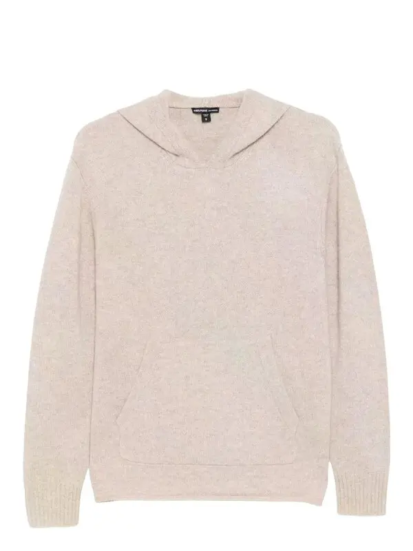 JAMES PERSE Cashmere Pullover Hoodie - Neutrals