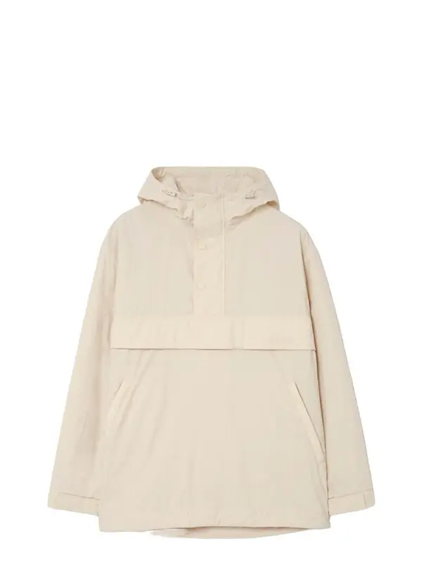 Burberry Nylon Hooded Jacket - Soap Beige
