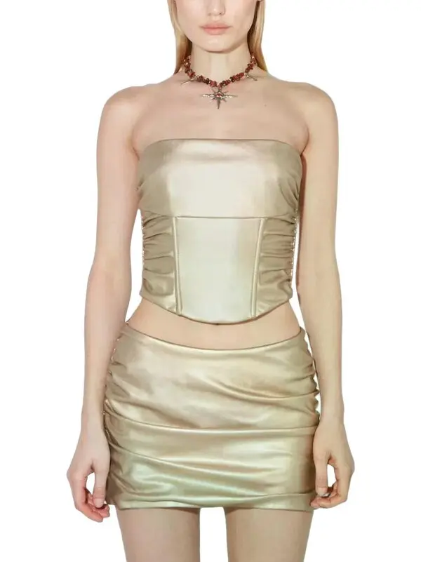 MISBHV Strapless Top - Gold