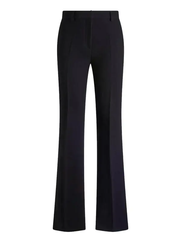 Etro Wool Trousers With Welt-pockets - Black