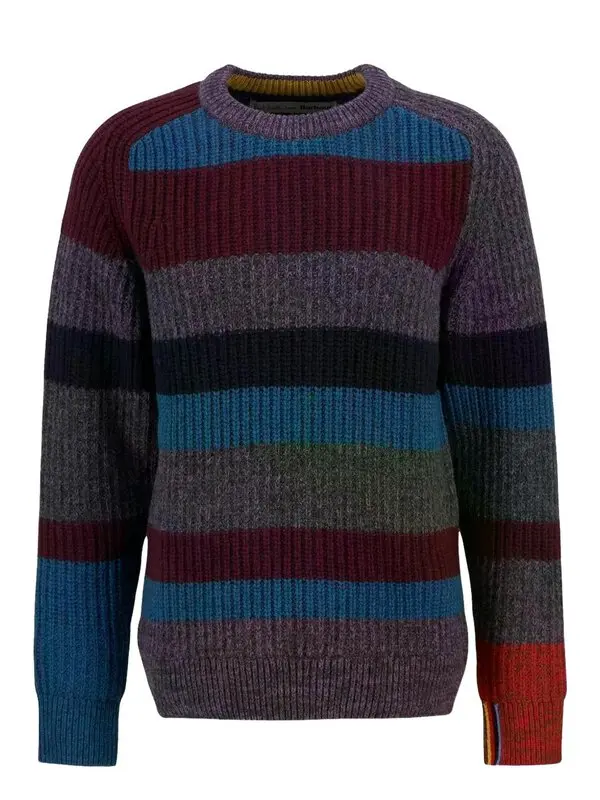 Barbour Striped Wool Sweater - Blue