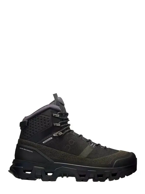 On Cloudrock Trek Wp Boots - Black