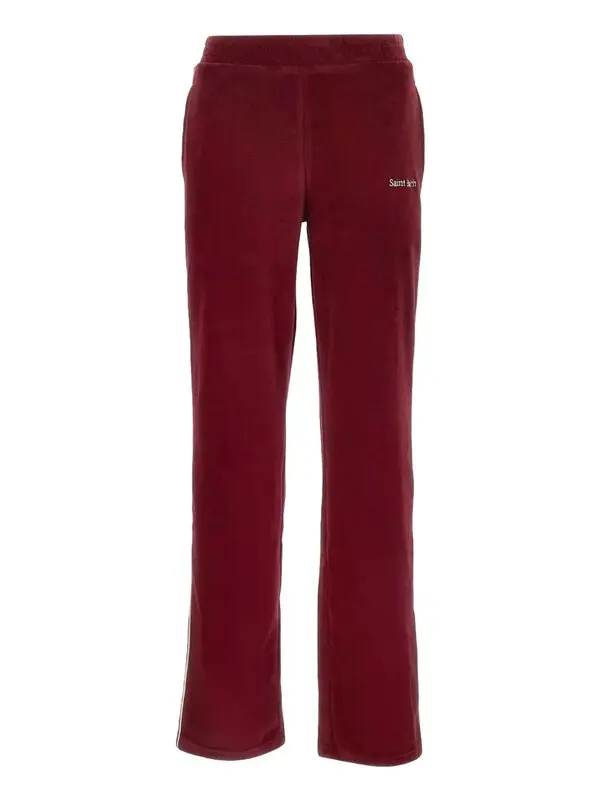 MC2 SAINT BARTH Embroidered Logo Track Pants - Red